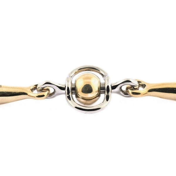 Jump'In French mouth Eggbutt Stainless Steel bit german silver ball ...